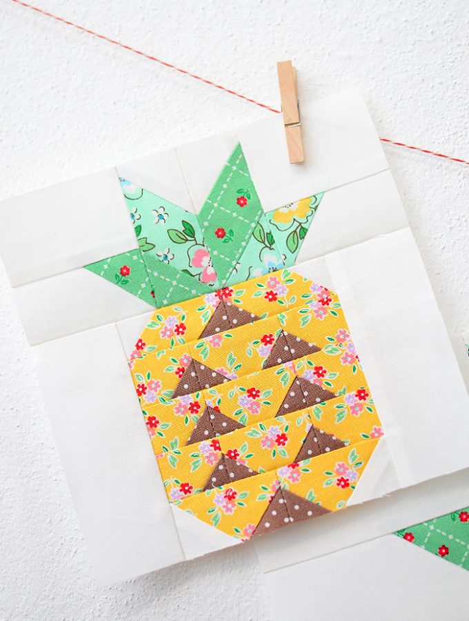 New Pattern - Pineapple Quilt Block - ellis & higgs