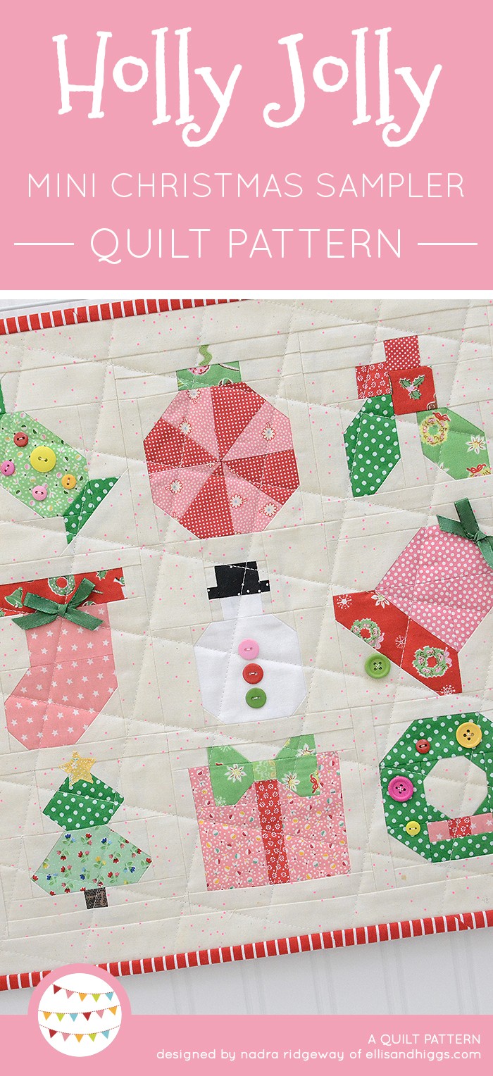 New Quilt Pattern / Neue Patchwork Anleitung: Mini Christmas Sampler ...