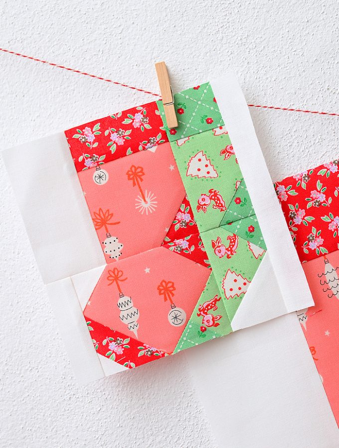 New Christmas Quilt Pattern - Christmas Stockings Quilt Block - ellis ...