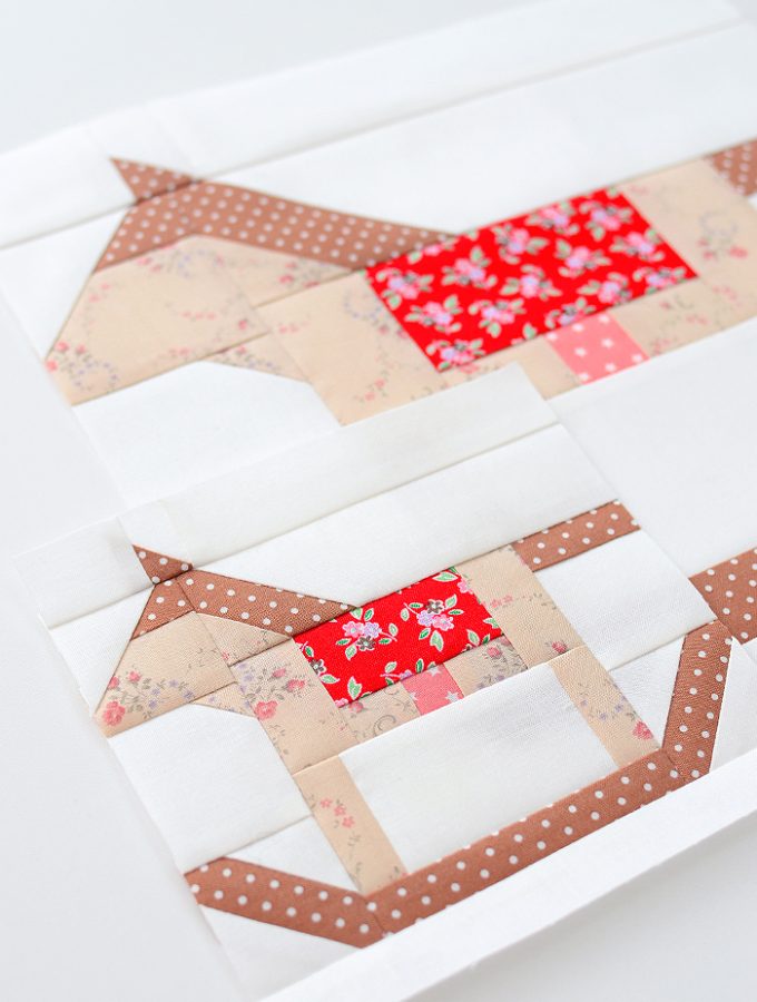 New Christmas Quilt Pattern - Rocking Horse Quilt Block - ellis & higgs