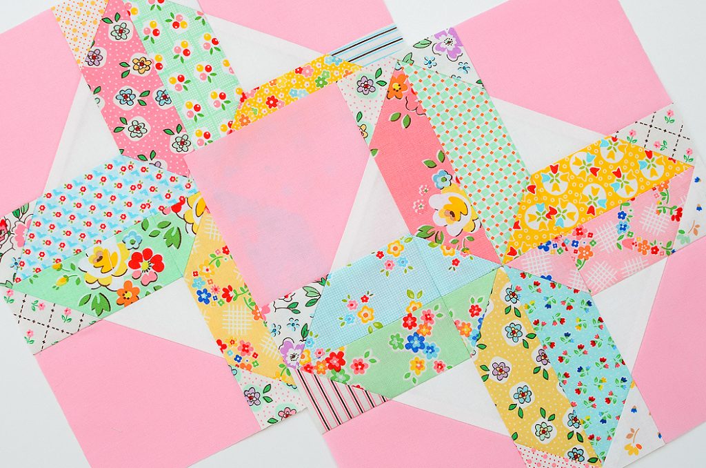 6 Köpfe 12 Blöcke Februar - Propeller Quilt Block Tutorial - ellis & higgs