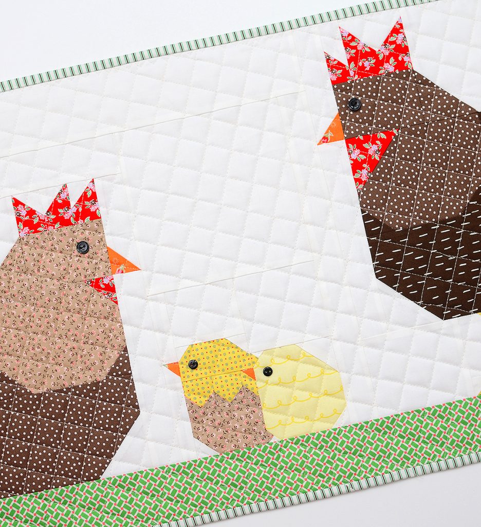 Easter Quilt Table Runner - A Free Tutorial and Pattern Add-On - ellis ...