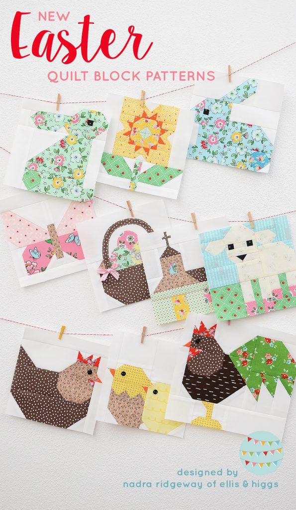 New Easter Quilt Patterns: Standing Bunny Quilt Block + {free Mini ...