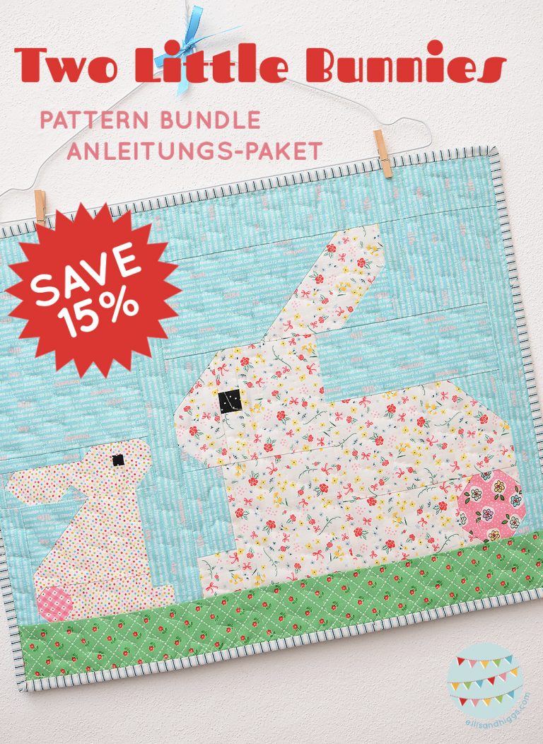 New Easter Quilt Patterns: Standing Bunny Quilt Block + {free Mini ...