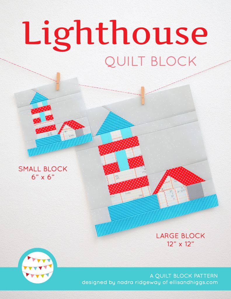 New Nautical Quilt Patterns: Lighthouse Quilt Block Pattern {+ free ...