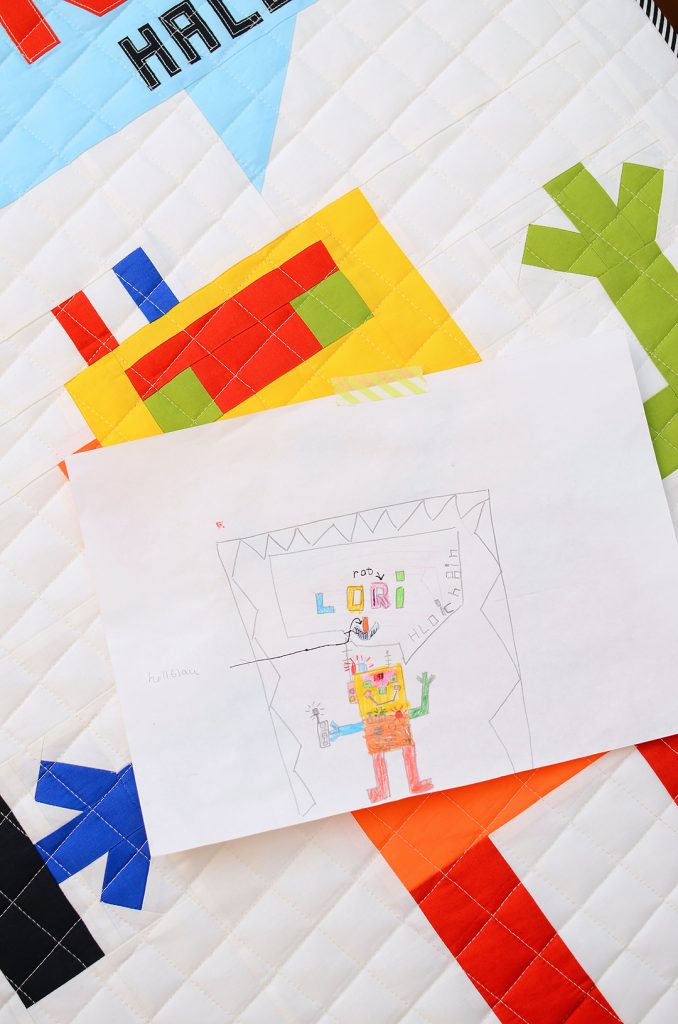 A Robot Quilt Pattern - ellis & higgs