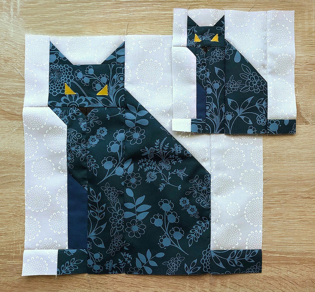 Cat Quilt Block Pattern