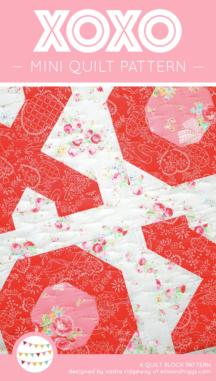 New Heart Quilt Patterns: XOXO Mini Quilt Pattern - ellis & higgs