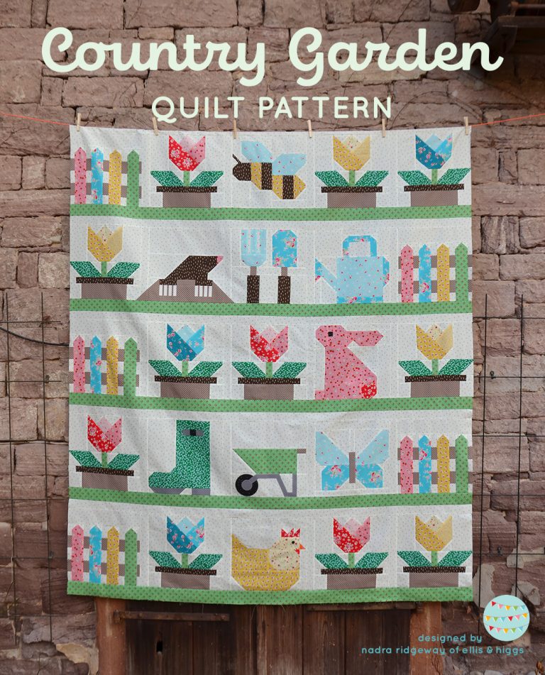 New Spring Quilt Patterns: Watering Can Quilt Pattern - ellis & higgs