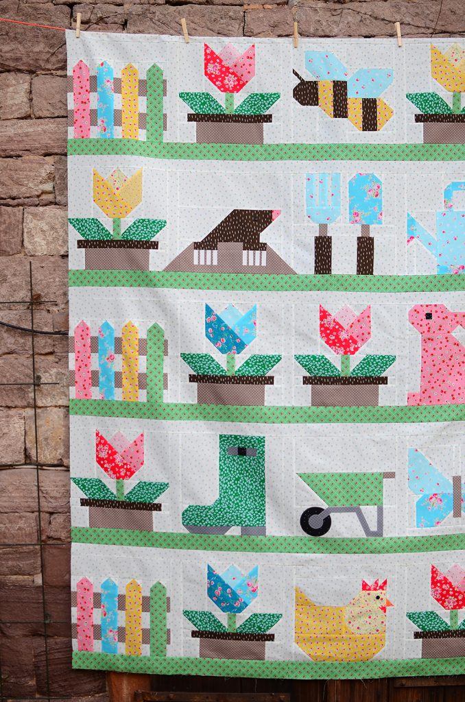 New Spring Quilt Patterns: Country Garden Quilt Pattern - ellis & higgs