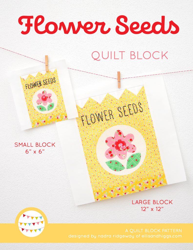 New Spring Quilt Patterns: Flower Seeds Quilt Pattern - ellis & higgs