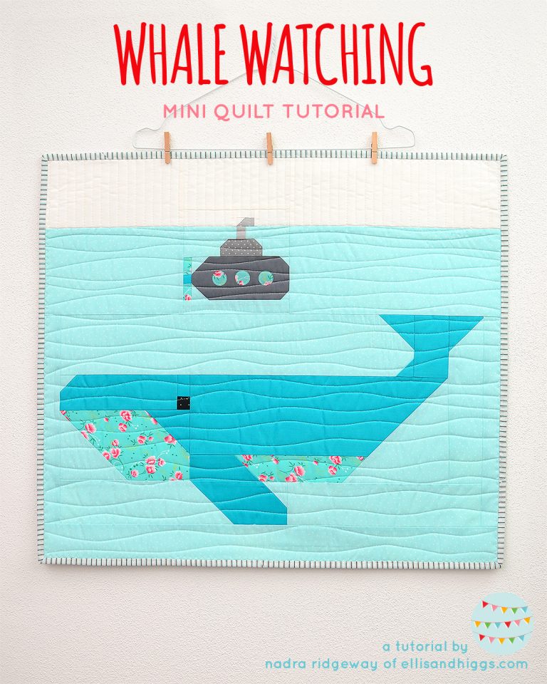 New nautical quilt patterns - Whale quilt pattern - ellis & higgs