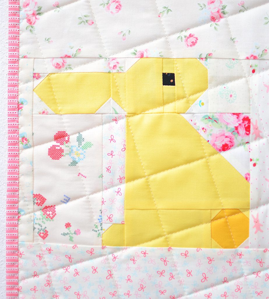 Bunny Bunch Mini Quilt - A fun Easter quilt pattern add-on - ellis & higgs