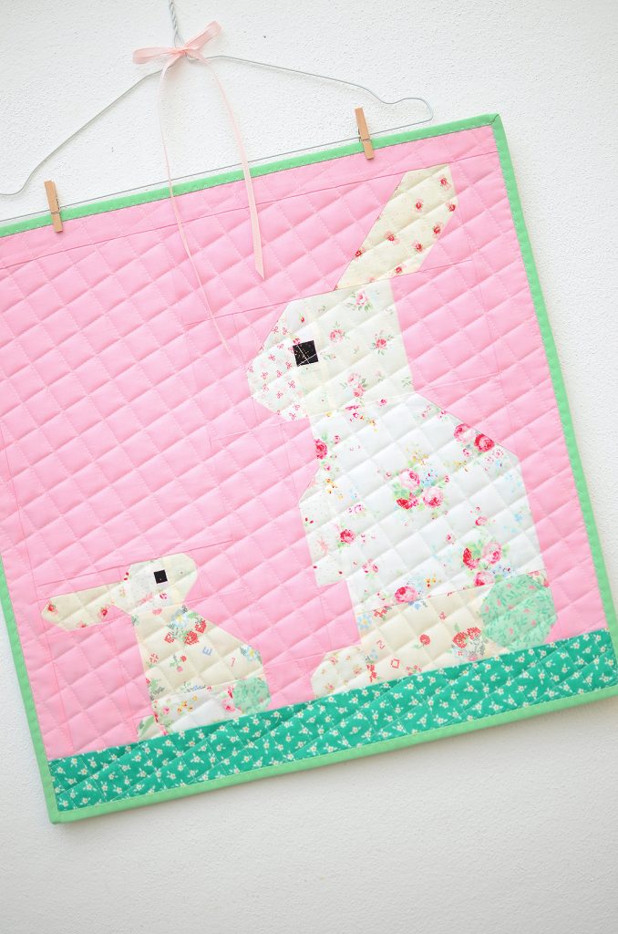 Happy Bunnies Easter Mini Quilt pattern add-on - ellis & higgs