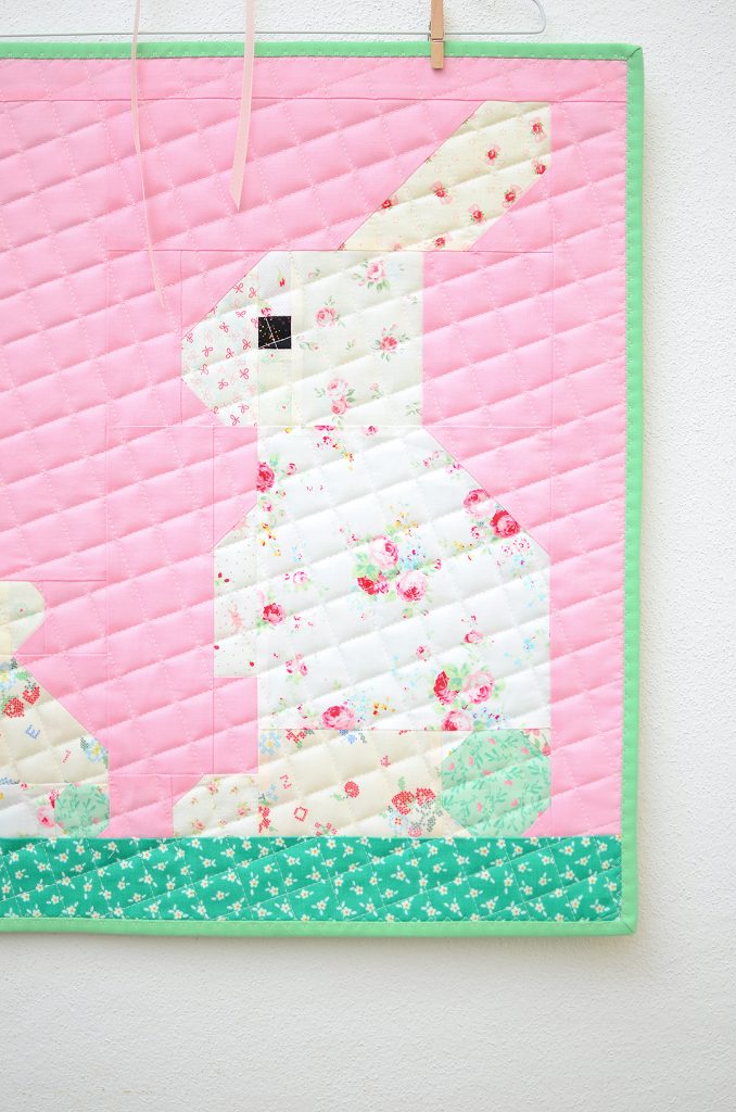 Happy Bunnies Easter Mini Quilt pattern add-on - ellis & higgs
