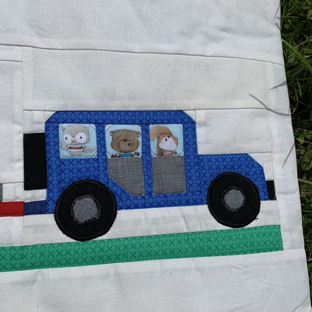 New Summer Quilt Patterns: Offroad Car Quilt Pattern - ellis & higgs