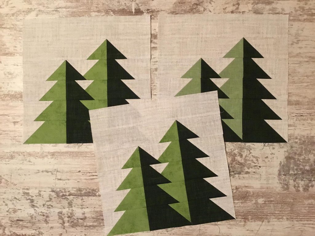 New Summer Quilt Patterns: Pine Trees Quilt Pattern - ellis & higgs