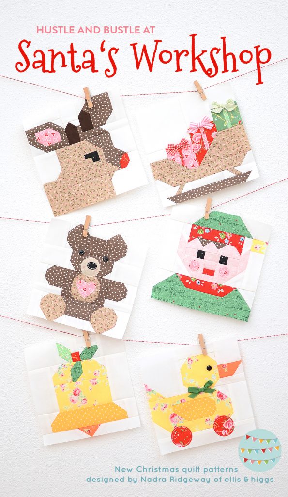 Quilted Christmas Wreath Pillow - Leonie - ellis & higgs