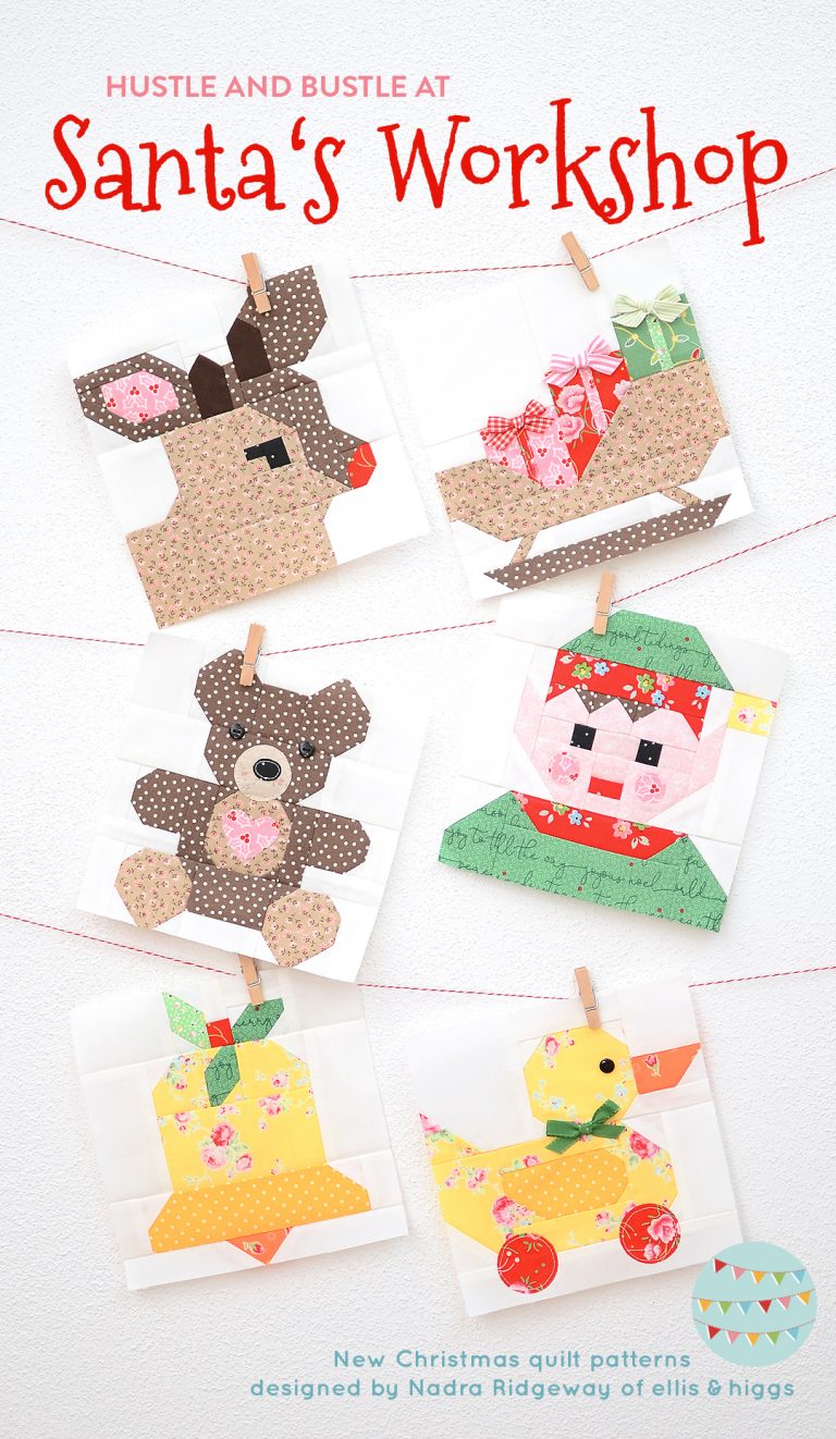 Quilted Christmas Wreath Pillow - Leonie - ellis & higgs