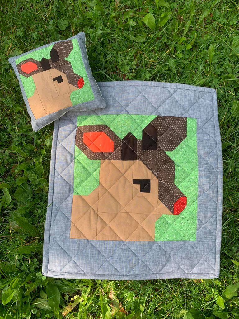 New Christmas Quilt Patterns: Reindeer Quilt Pattern - ellis & higgs
