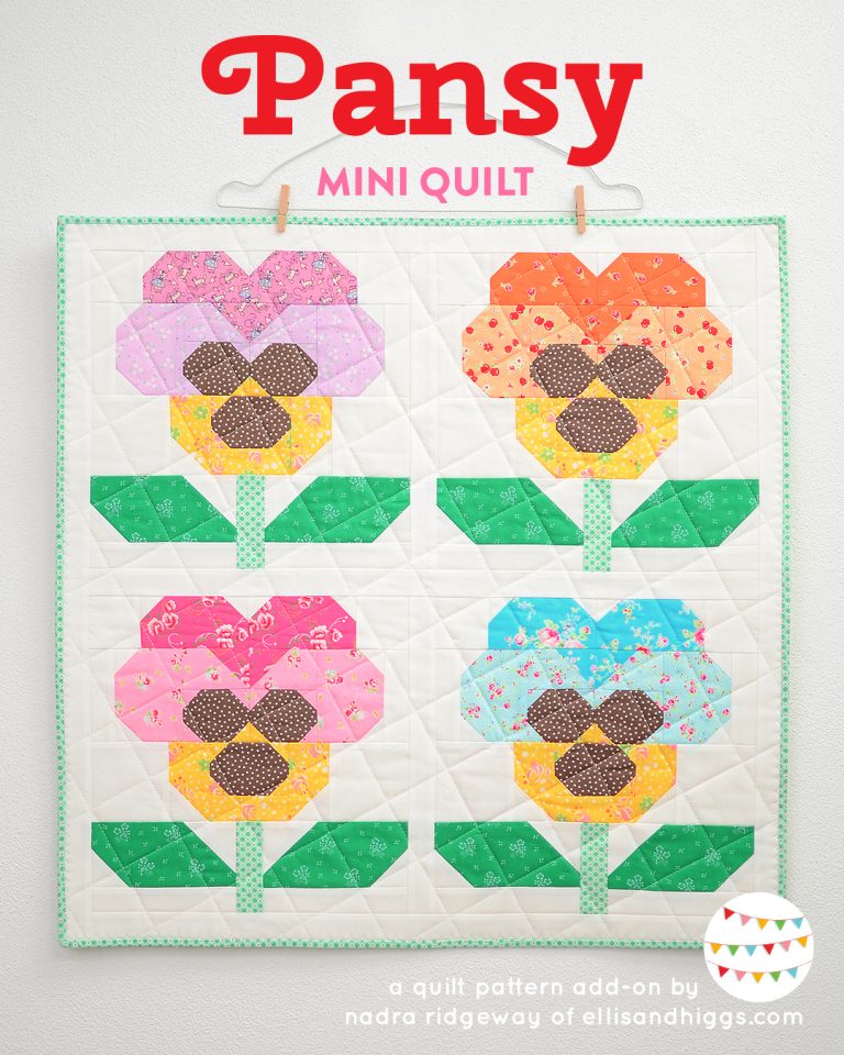 ellis & higgs - easy to follow PDF quilt patterns