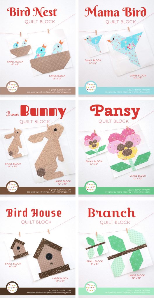 ellis & higgs - easy to follow PDF quilt patterns