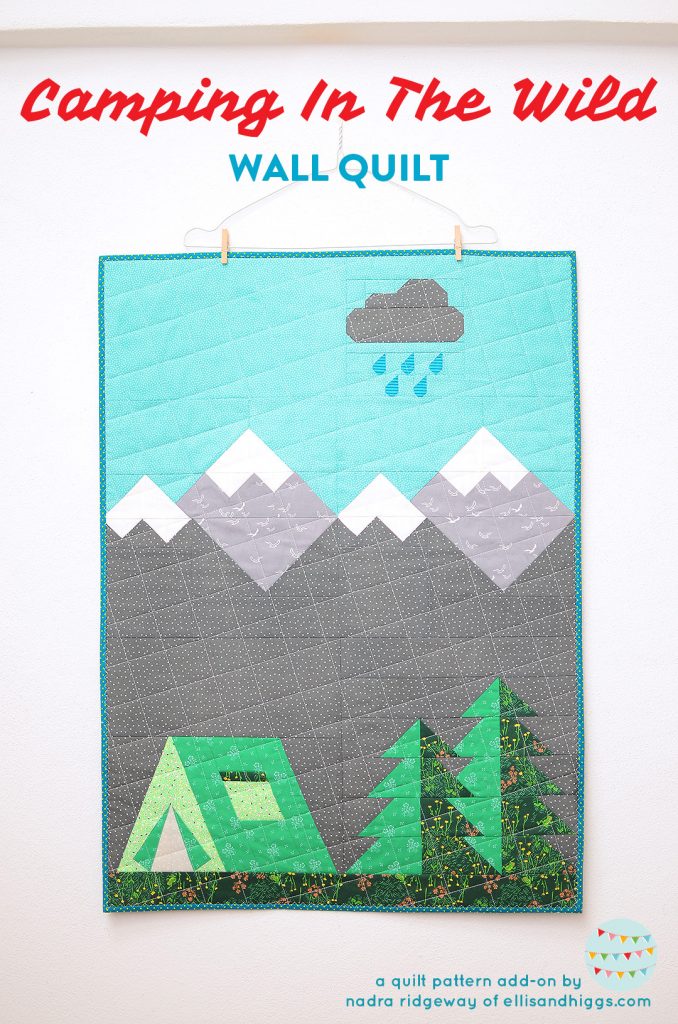 Camping In The Wild - a fun Camping quilt pattern add-on - ellis & higgs