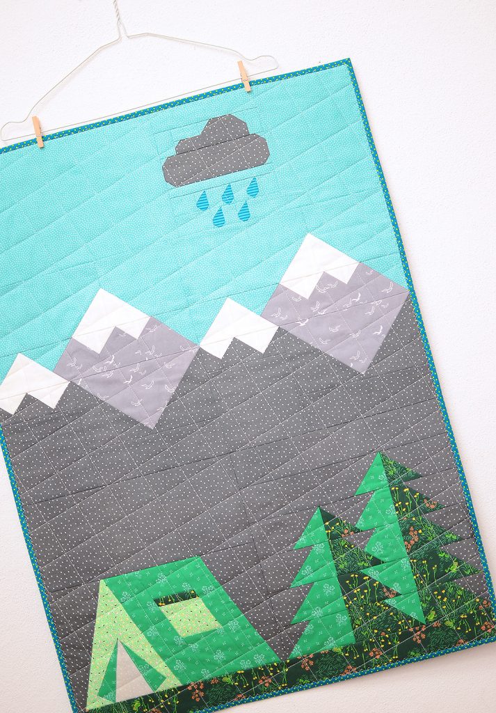 Camping In The Wild - a fun Camping quilt pattern add-on - ellis & higgs