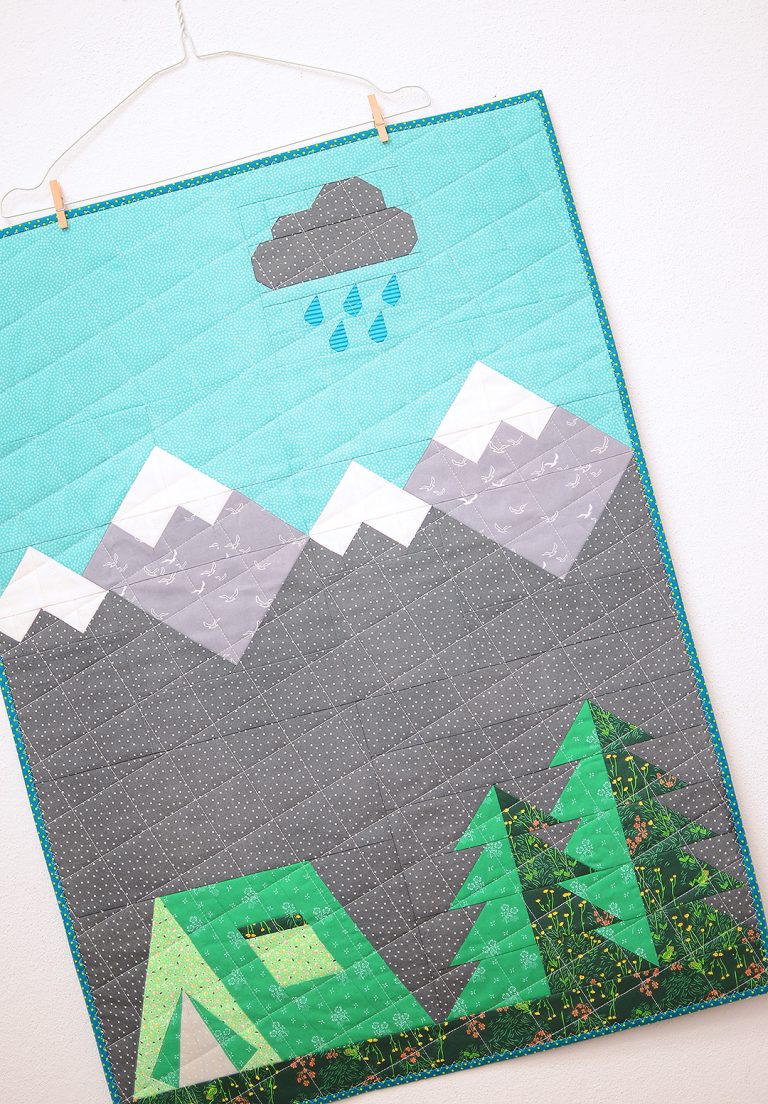 Camping In The Wild - a fun Camping quilt pattern add-on - ellis & higgs