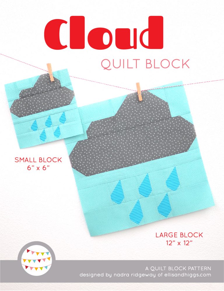 New Fall Quilt Patterns: Cloud Quilt Pattern - ellis & higgs