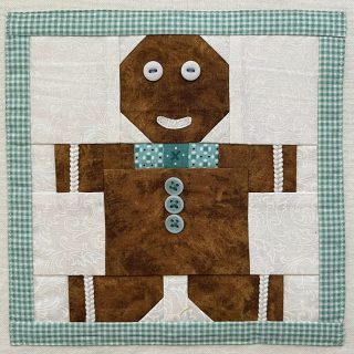 New Christmas Quilt Patterns: Gingerbread Man Quilt Pattern - ellis & higgs