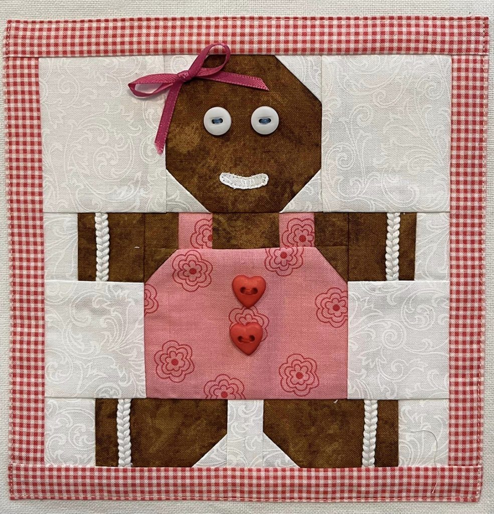 New Christmas Quilt Patterns: Gingerbread Woman Quilt Pattern - ellis ...
