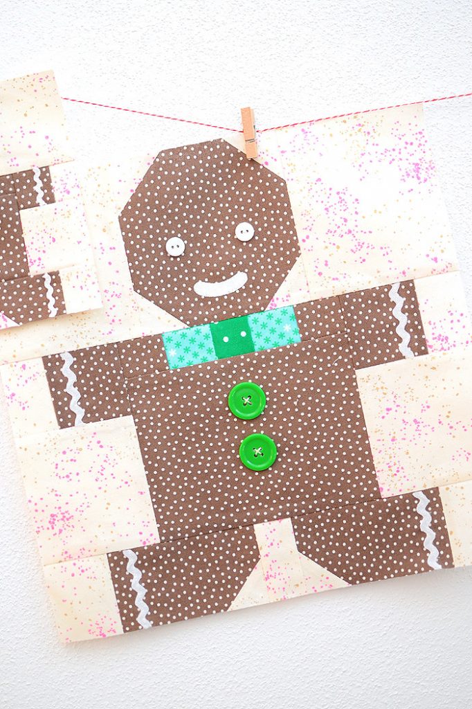 New Christmas Quilt Patterns: Gingerbread Man Quilt Pattern - ellis & higgs