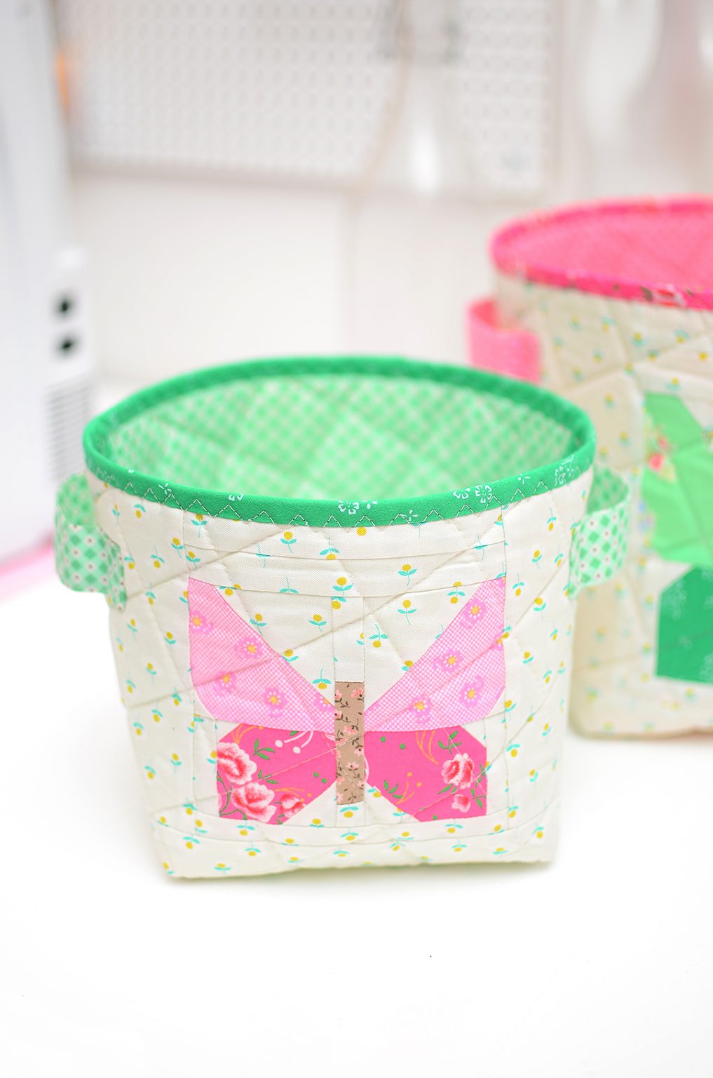 Quilted Fabric Basket - Tutorial & Pattern Add-on - ellis & higgs