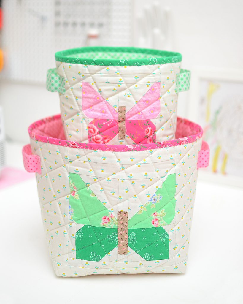 Quilted Fabric Basket - Tutorial & Pattern Add-on - ellis & higgs