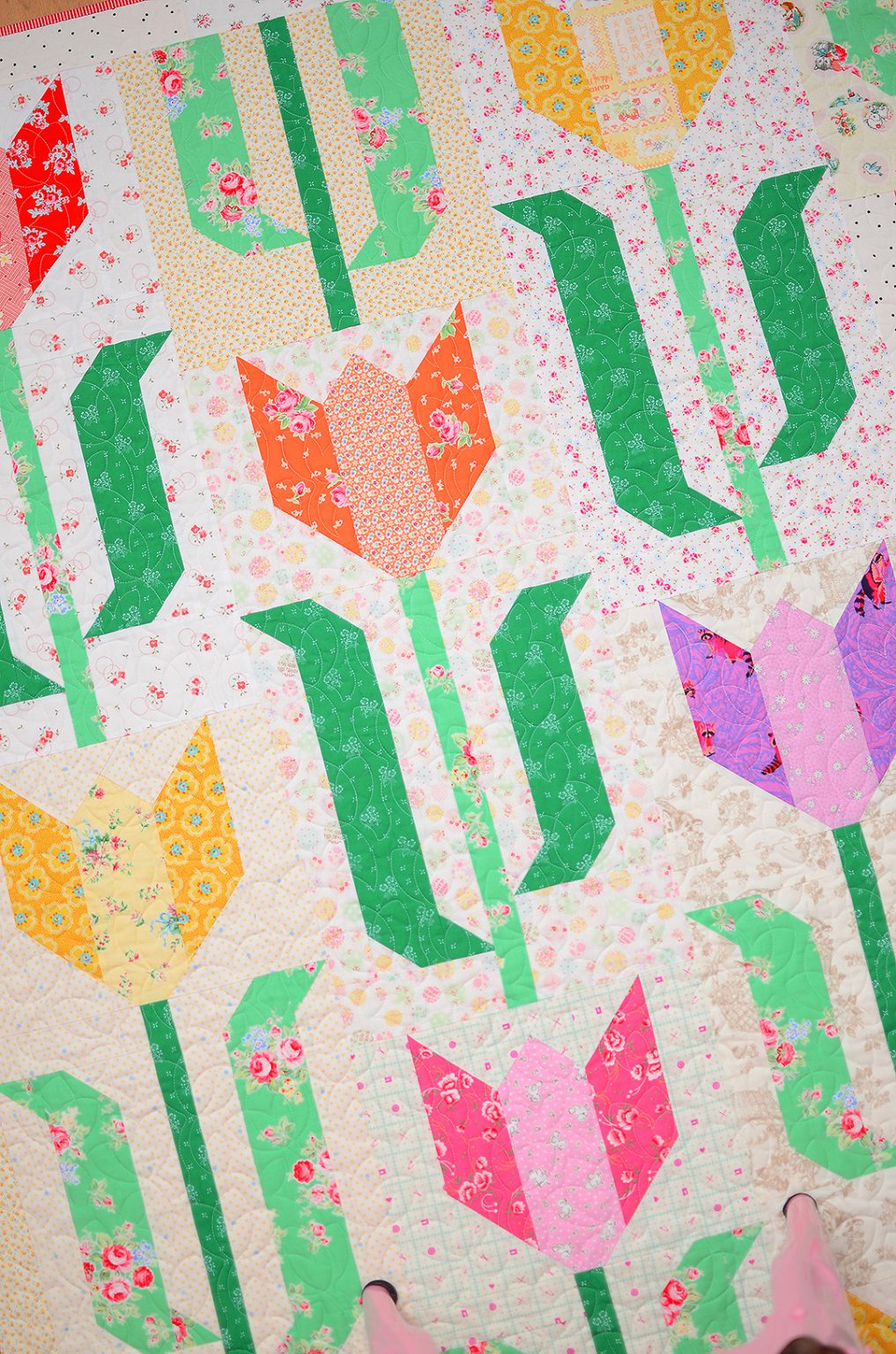Out now - a Tulip Quilt to Celebrate Spring - ellis & higgs
