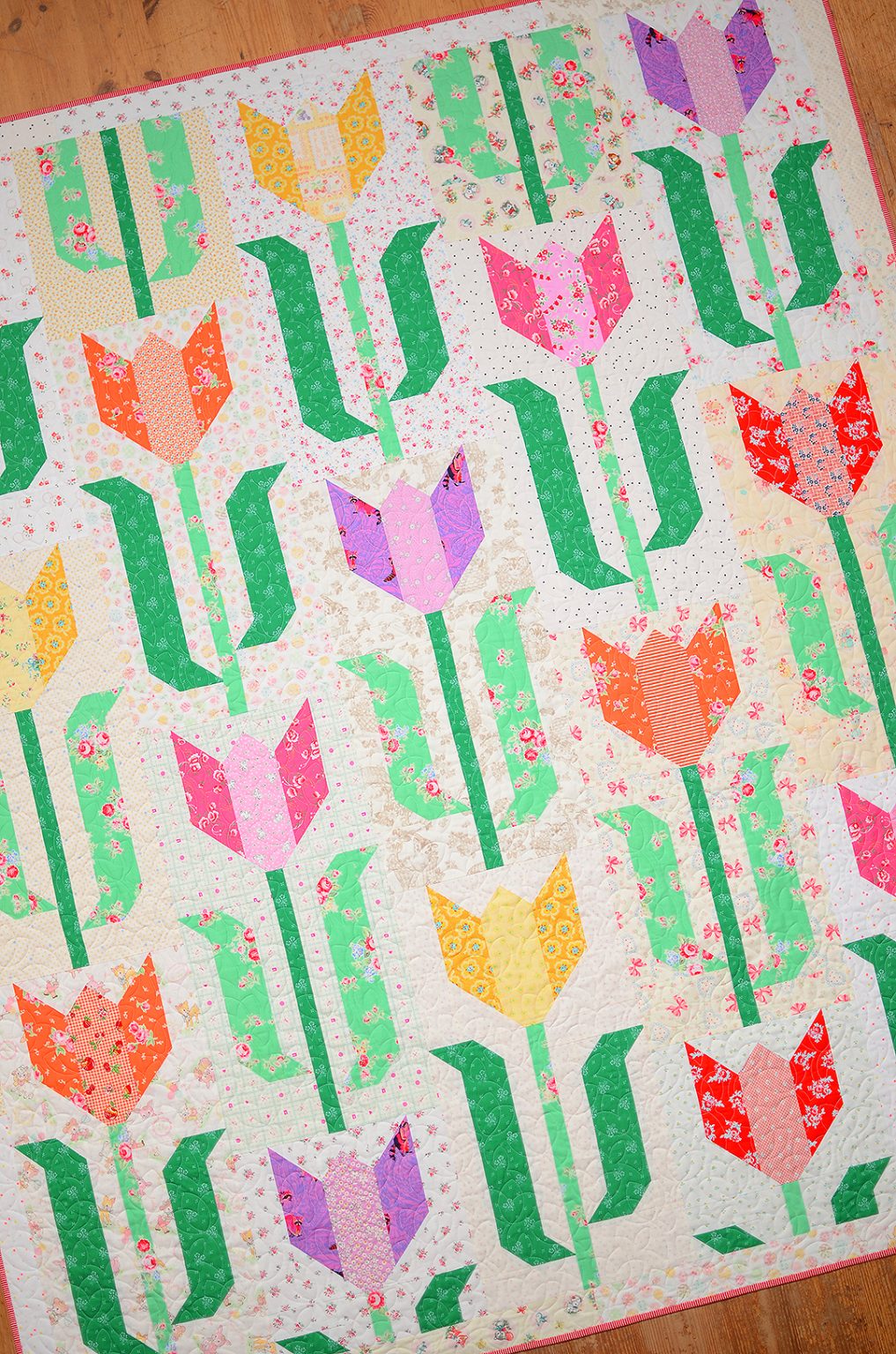 Out now - a Tulip Quilt to Celebrate Spring - ellis & higgs